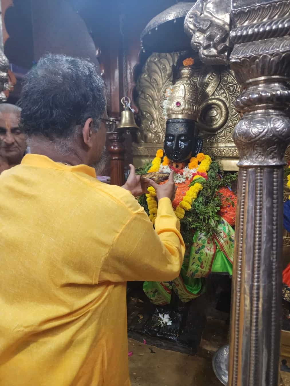 Sri Swamiji at Pandharpur during the auspicious Panguni Uthram - Namadwaar