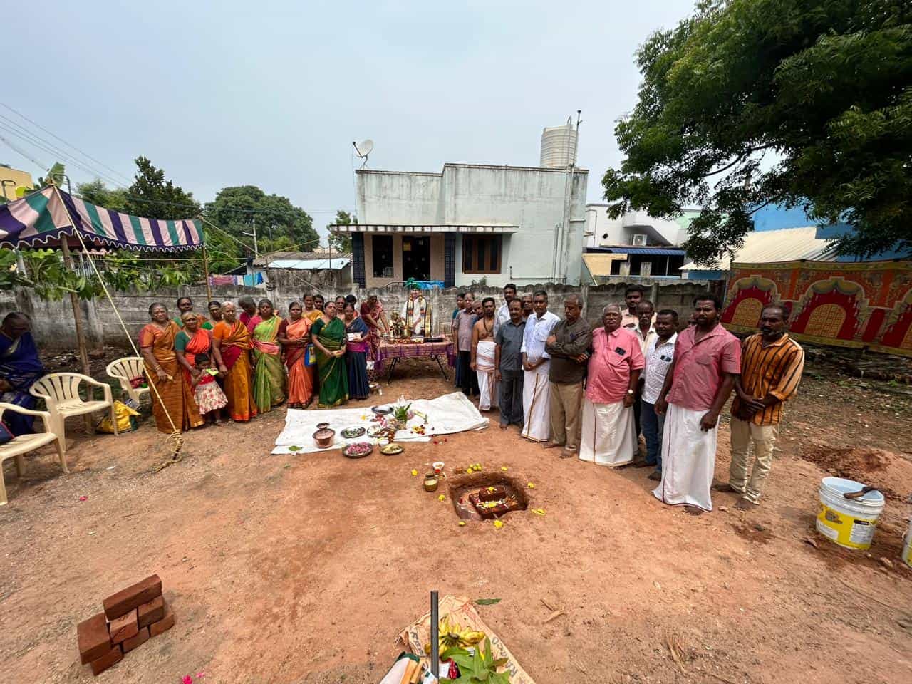 Bhoomi Pooja for new Namadwaars - Namadwaar